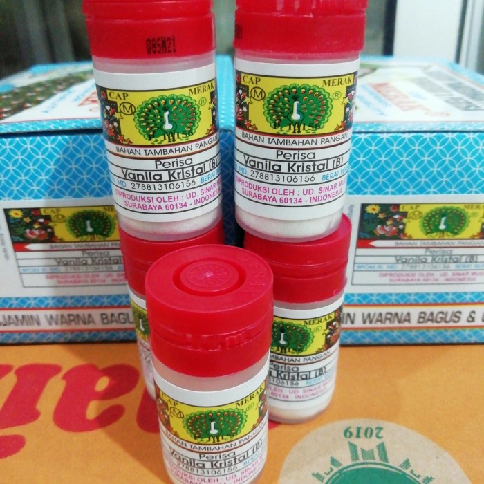 Jual Vanilly Bubuk Cap Merak 4gr | Shopee Indonesia