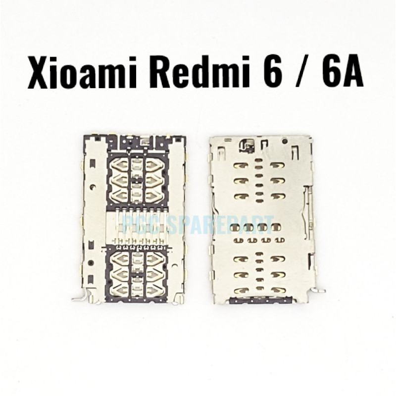 Jual Original New Connector Konektor Sim Card Xiaomi Redmi 6 - 6A ...