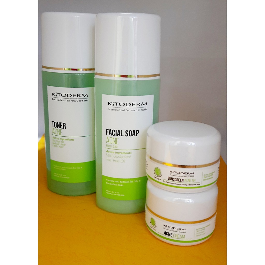 Jual PAKET ACNE KITODERM ORIGINAL | Shopee Indonesia