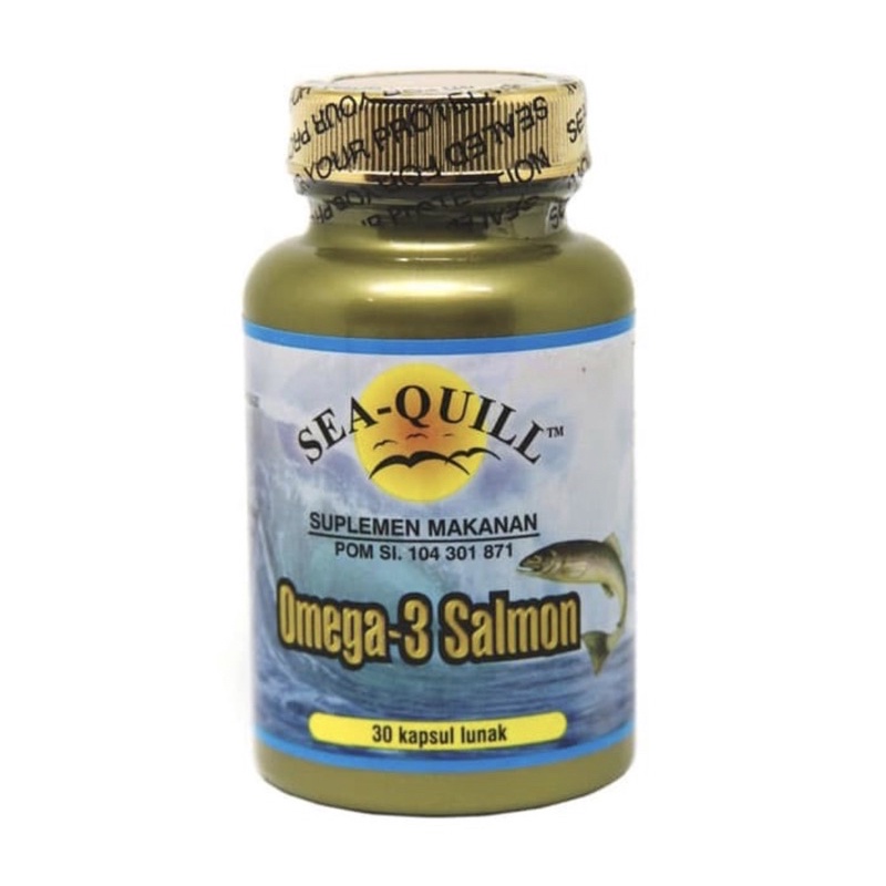 Jual SEA QUILL OMEGA 3 SALMON (30 capsul) | Shopee Indonesia