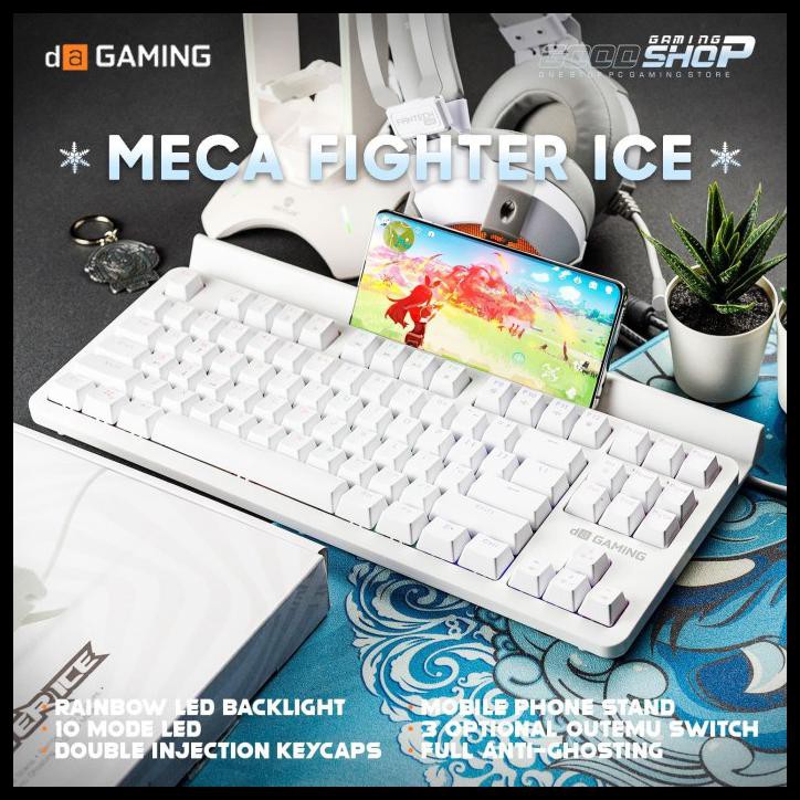 Jual Digital Alliance Gaming Keyboard Meca Fighter Ice Tkl - Merah ...