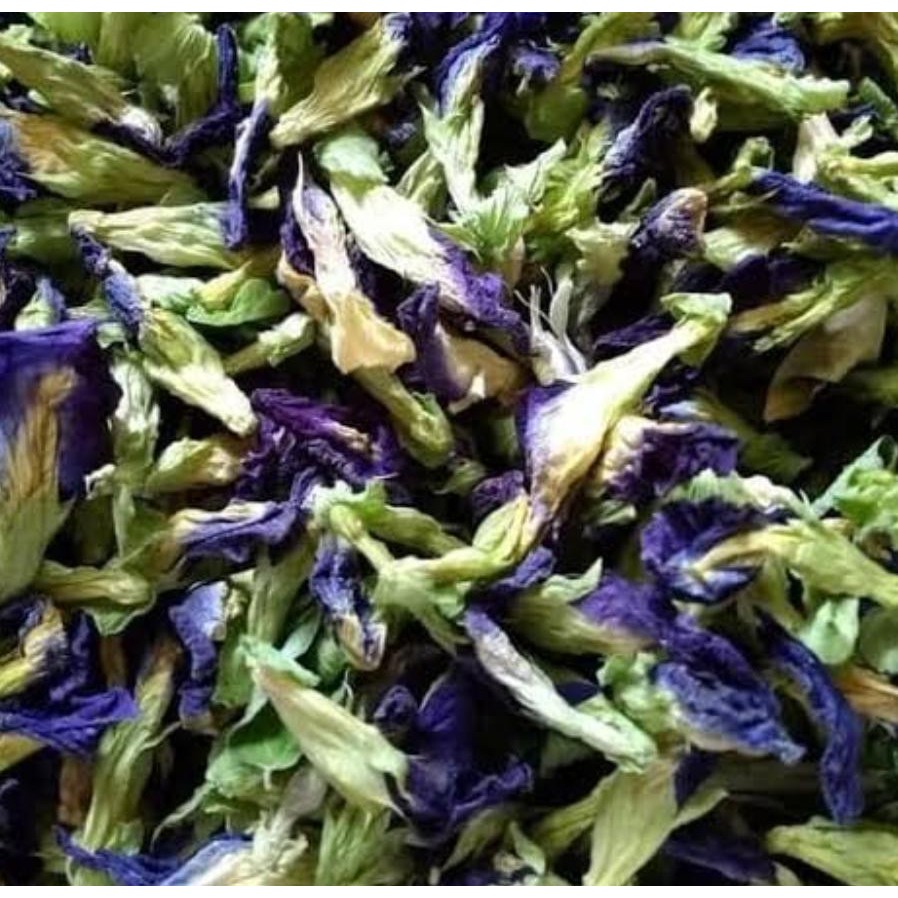 Jual Bunga Telang Kering Lingkar Organik kemasan repack 10 gram ...