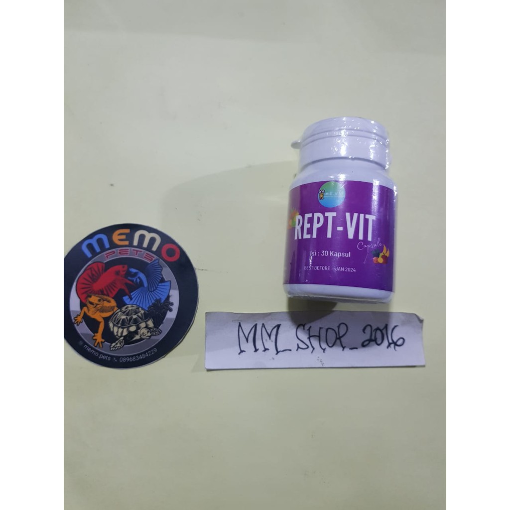 Jual REPT VIT CAPSULE MULTIVITAMIN REPTILE SULCATA | Shopee Indonesia