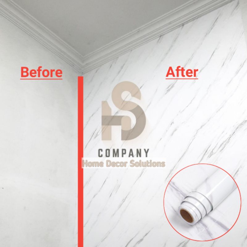 Jual Wallpaper Sticker Dinding Motif Marmer Marble / Walpaper Tembok ...