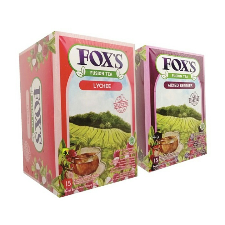 Jual BOX Fox's Fusion Tea Teh Celup Rasa Buah | Shopee Indonesia