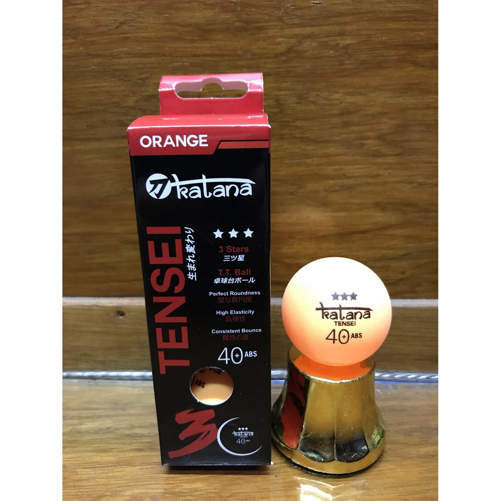 Jual Bola Pingpong Tenis Meja KATANA 3 Star Premium Isi 3 | Shopee Indonesia