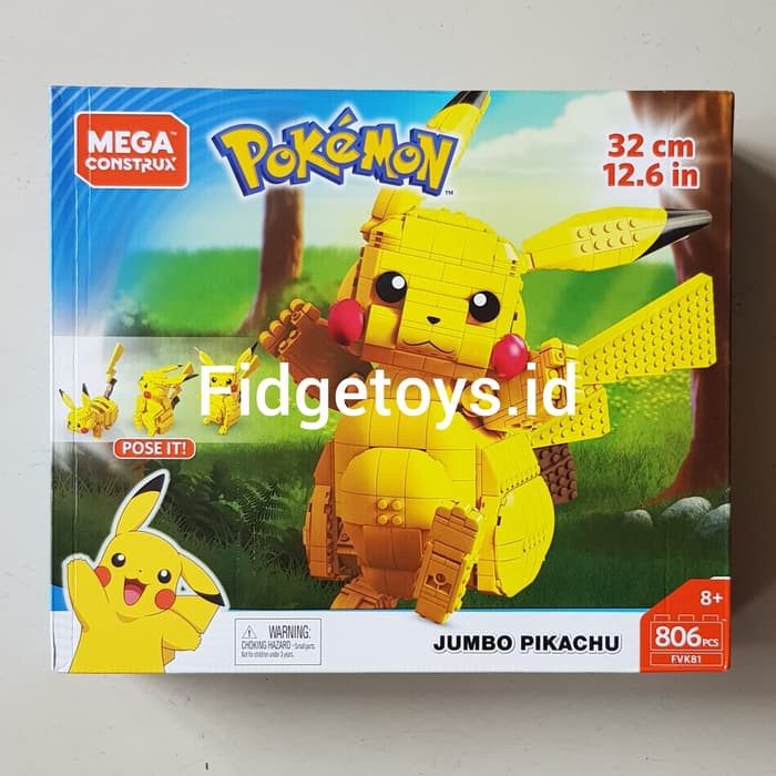 Jual Brick Mega Construx Pokemon Jumbo Pikachu | Shopee Indonesia