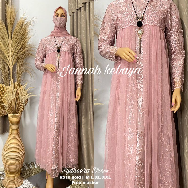 Jual COD.GAMIS SYAHERA TERKINI-GAMIS MODERN-GAMIS PESTA-GAMIS TERBARU.(original) | Shopee Indonesia
