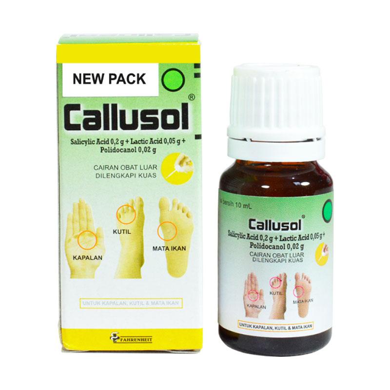 Jual Callusol Obat Kutil Mata Ikan Kapalan Kaki Kulit Kaki Tebal botol ...