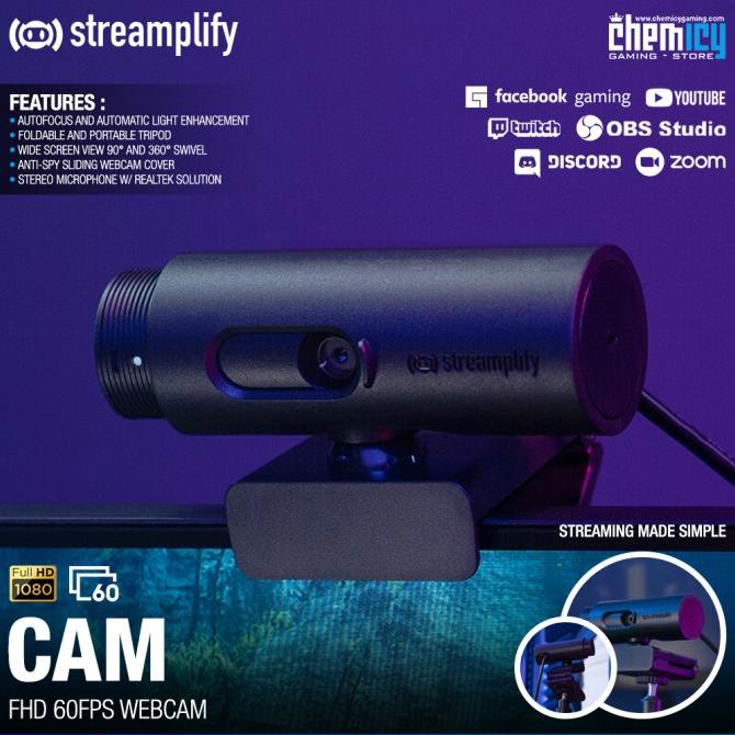 Jual Streamplify Cam Full HD 1080P 60 FPS Gaming Waebcam With dual Mic ...