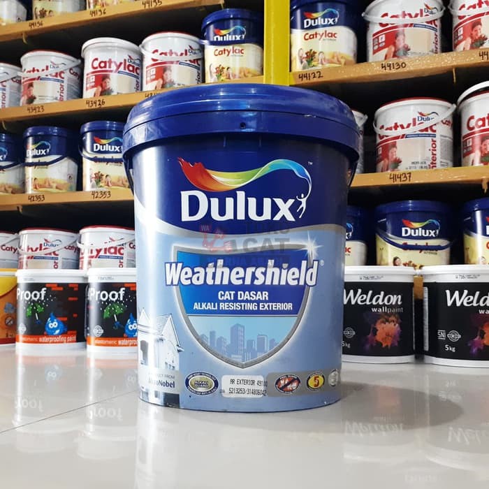 Jual Cat Dasar Exterior Dulux Alkali Weathershield 20 Liter Shopee