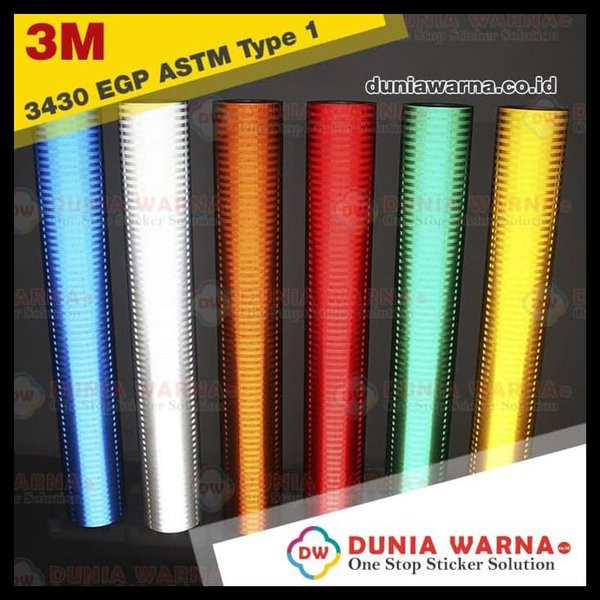 Jual [120cm x 45m] 3M 3430 EGP ENGINEERING GRADE PRISMATIC ASTM TIPE 1 ...