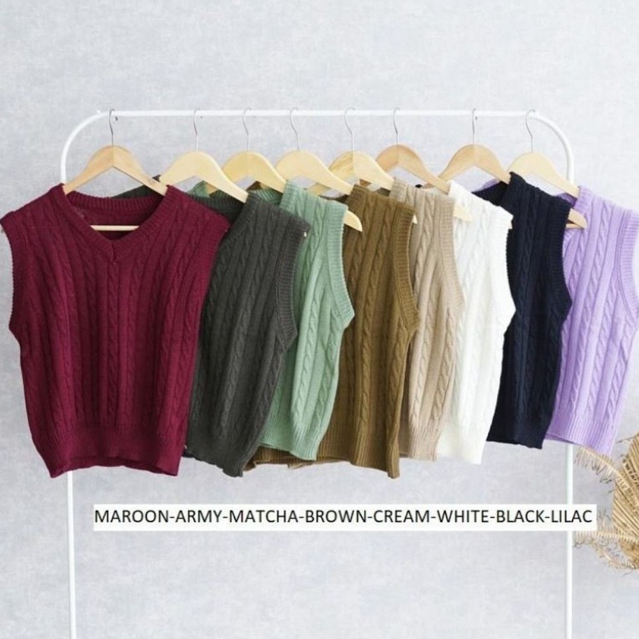 Jual ROMPI CABLE / ROMPI RAJUT TEBAL PREMIUM 7GATE / ROMPI KEPANG / ROMPI CABLE RAJUT / VEST ...