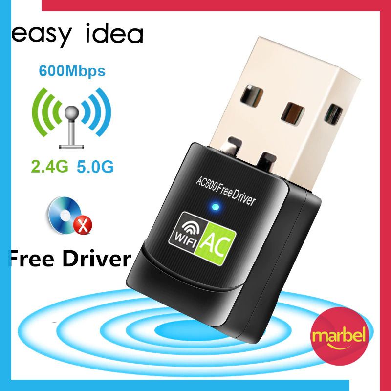 Jual DOngle Wifi Adater USB Transmitter Receiver Mini 802.11ac 600Mbps WL4 | Shopee Indonesia