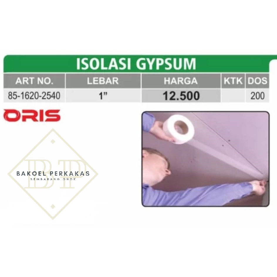 Jual Kasa Gipsum Kain Perban Lakban Gypsum Isolasi Perekat Sambungan ...