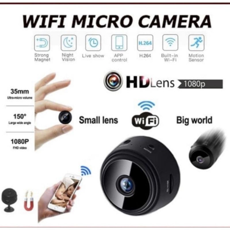 Jual A9 Spy Camera WiFi HD 5MP 1080P P2p Kamera CCTV Mini IP Cam ...