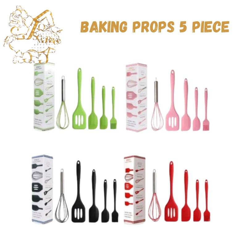 Jual SPATULA SET 5 PCS BAKING PROPS | Shopee Indonesia