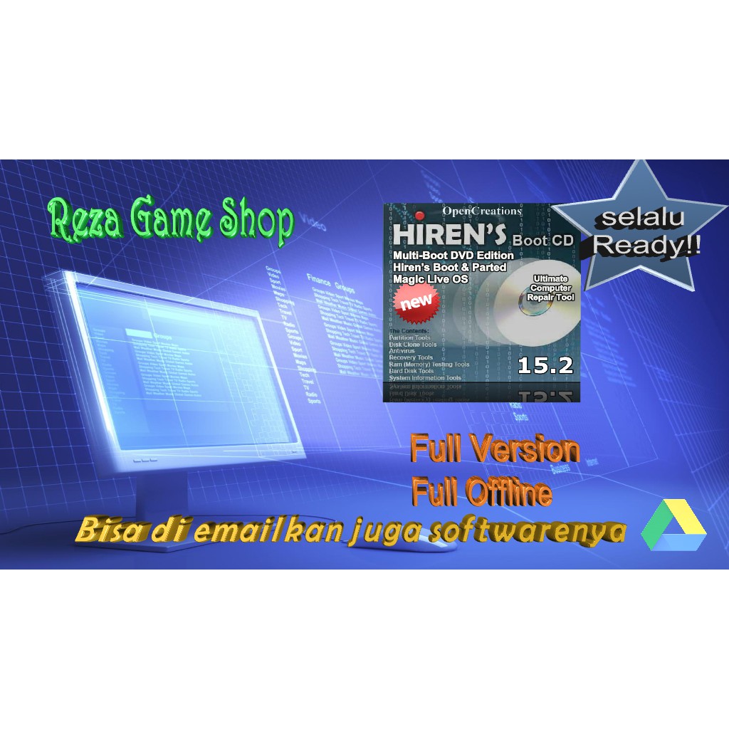 Jual Hirens Boot CD 15.2 Full DVD | Shopee Indonesia