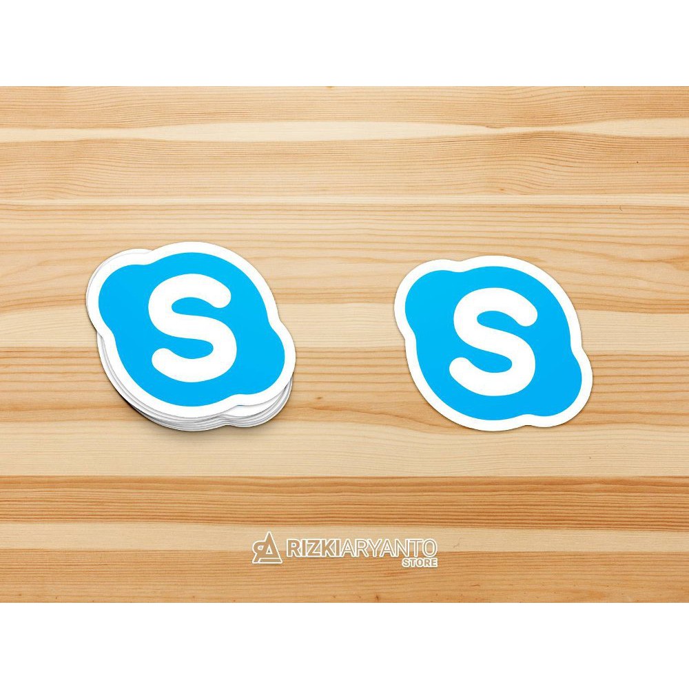 Jual Sticker - Stiker Logo Skype untuk PC Laptop HP dll | Shopee Indonesia