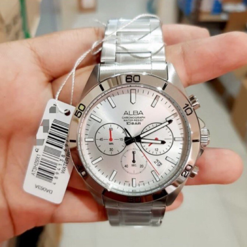 Jual ALBA AT3H29 Active Chronograph Stopwatch ORIGINAL | Shopee Indonesia
