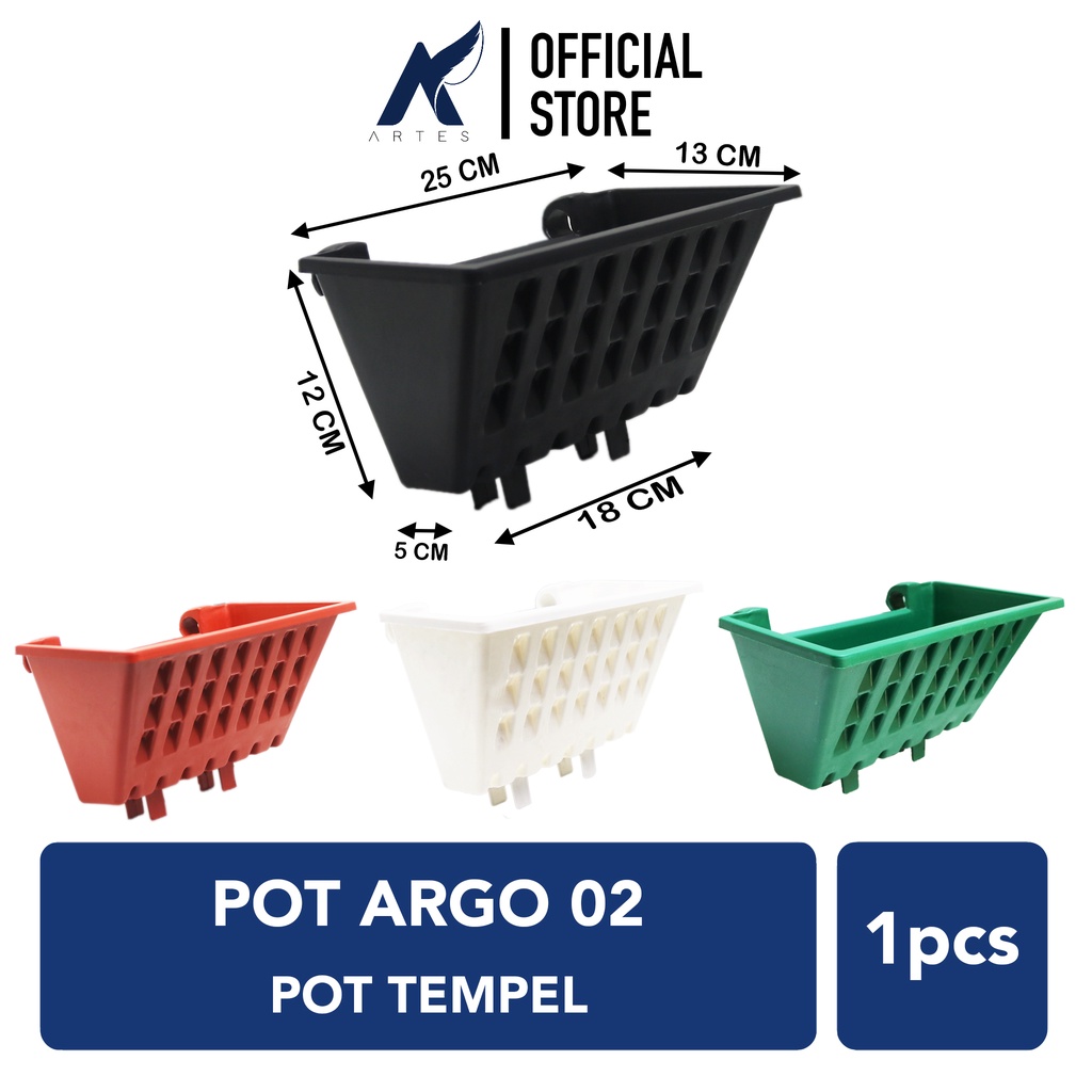 Jual ARGO POT 02-2 Tanaman-Bunga Merambat-Rambat Gantung-Tempel Dinding ...