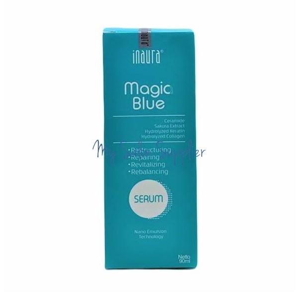 Jual Inaura Serum Magic Blue 90ml / Vitamin Serum Rambut | Shopee Indonesia