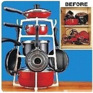 Jual Holder Panci (4 susun, isi lemari dapur jadi rapi) | Shopee Indonesia