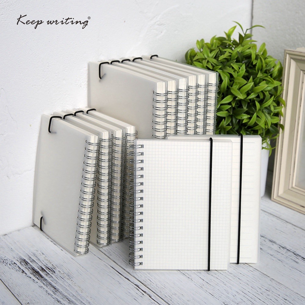 Jual Buku Catatan Spiral Cover Transparan - Spiral Notebook Cover ...