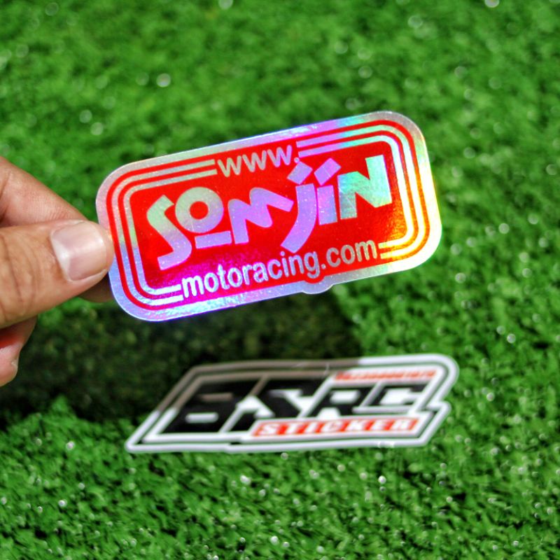 Jual stiker somjin thailand hologram premium / sticker viral racing ...