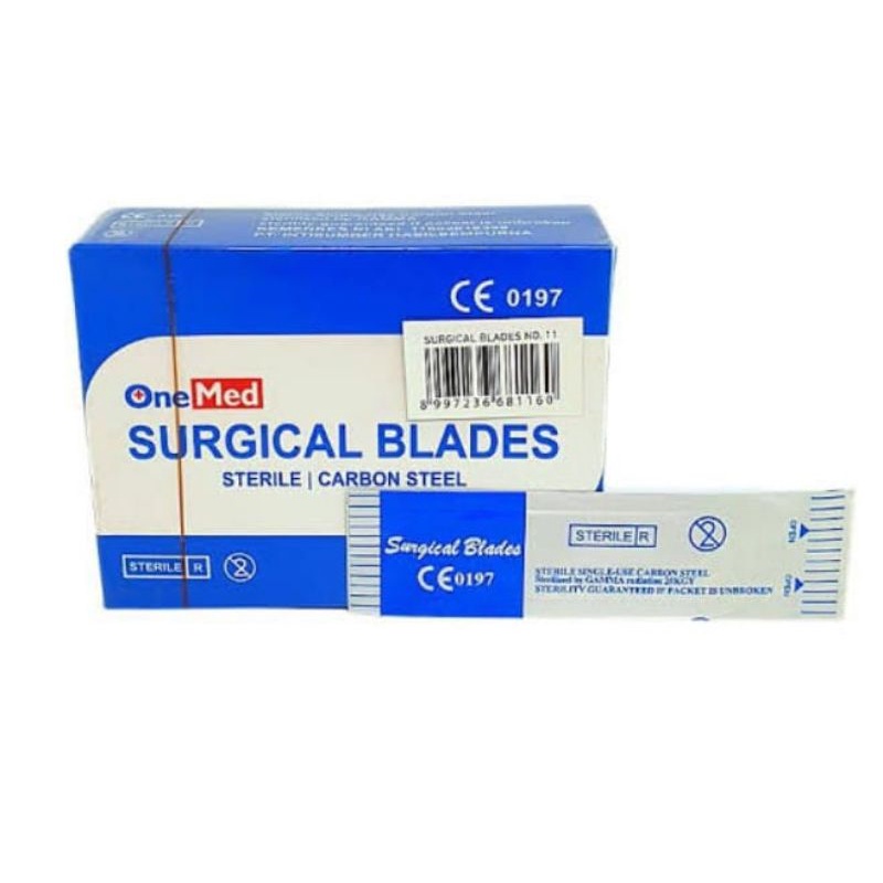 Jual Surgical Blade No 22 Pisau Bedah Steril per box isi 100 pcs ...