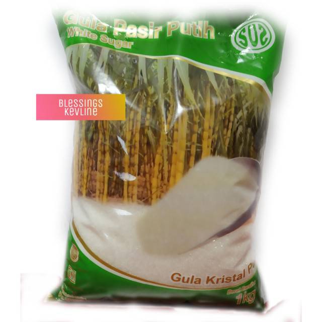 Jual GULA PASIR PUTIH MERK SUS 1 KG | Shopee Indonesia