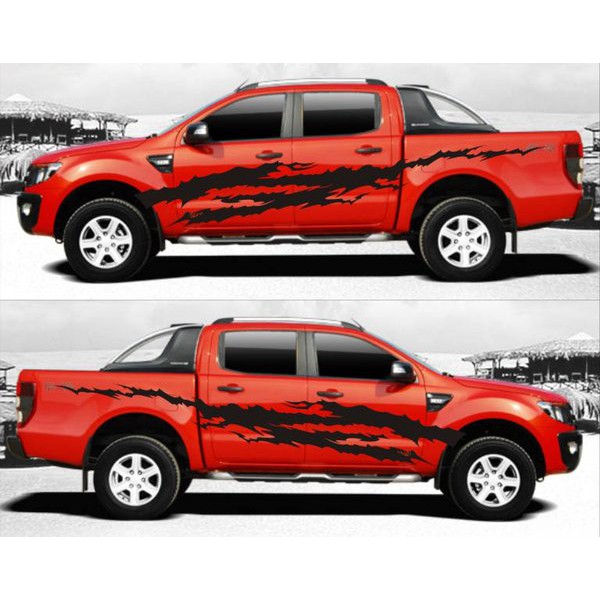 Jual STIKER MOBIL TERBARU STIKER STICKER LIST STRIPE RANGER RAPTOR ...
