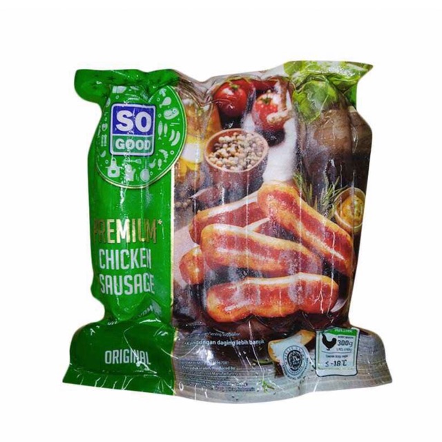 Jual So Good Premium Sausage Original 300 G | Shopee Indonesia