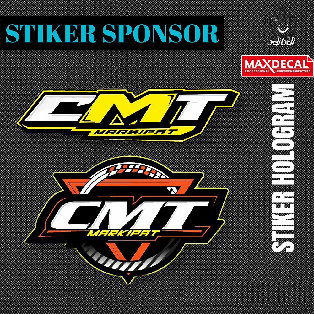 Jual stiker cmt terbaru / stiker balap / stiker bengkel termurah ...
