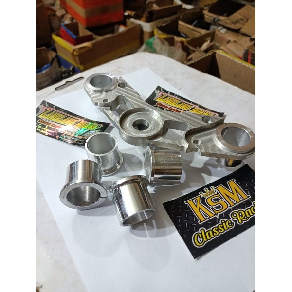 Jual boshing ring shock depan 31 ke 26 (1set 4pc warna silver )Bosh ...