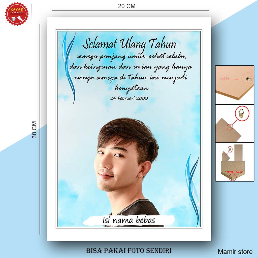Jual CETAK FOTO CUSTOM KEKINIAN /POSTER FOTO SENDIRI KEKINIAN ...