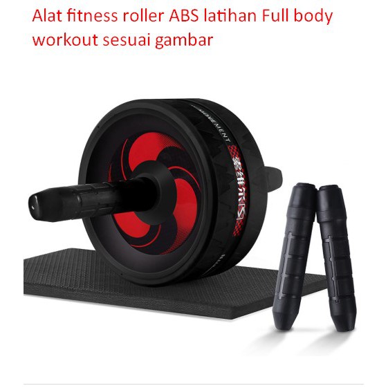 Jual Alat fitness roller ABS latihan Full body workout sesuai gambar ...