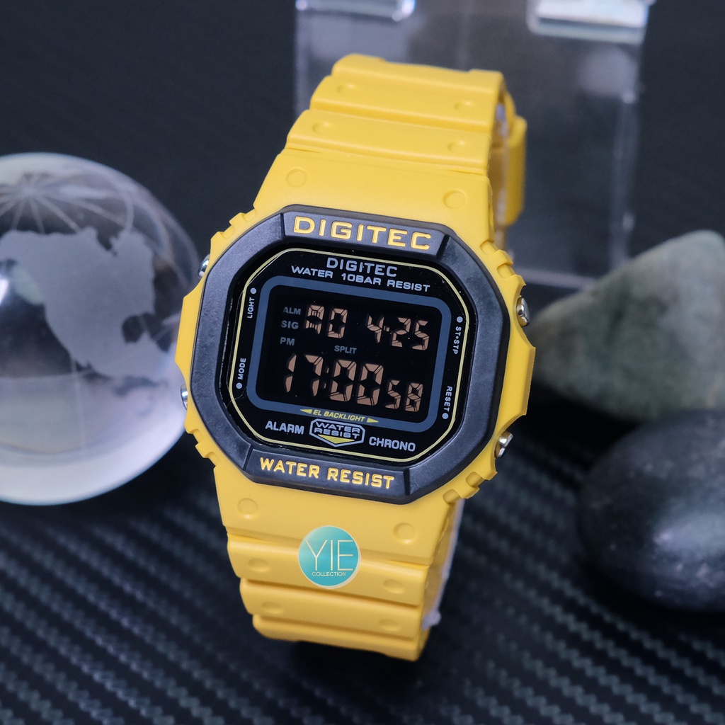 Jual Jam Tangan Pria Digital Digitec MDG 6024 T Sport Army Kuning ...