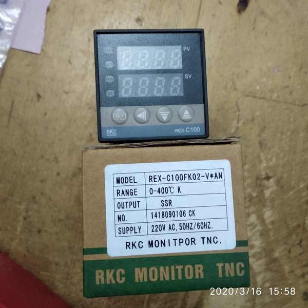 Jual DIGITAL TEMPERATURE CONTROLLER C100 thermostat control suhu 220v REX C-100 SSR | Shopee ...
