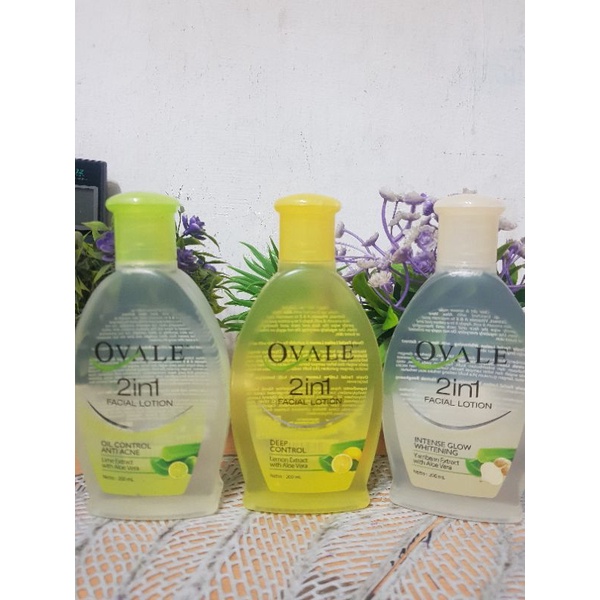Jual OVALE 2in1 Facial lotion BESAR - 200 ml | Shopee Indonesia