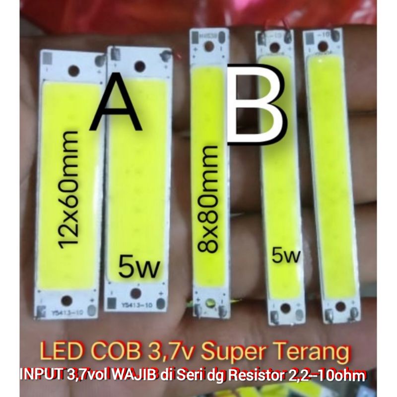 Jual LED COB 5w 4v putih Super Terang | Shopee Indonesia
