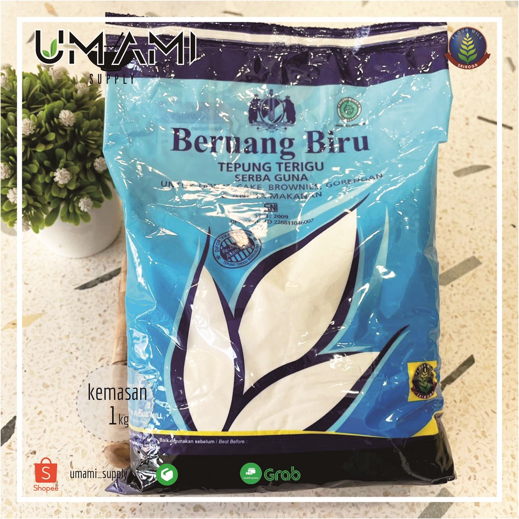 Jual Sriboga - Tepung Terigu Beruang Biru - 1kg | Shopee Indonesia