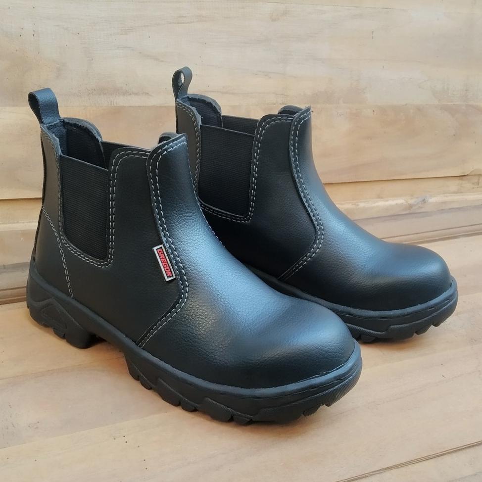 Jual [PRODUK PZWGT] SEPATU SAFETY SLIP ON PRIA KING GREGOR KERJA PABRIK ...
