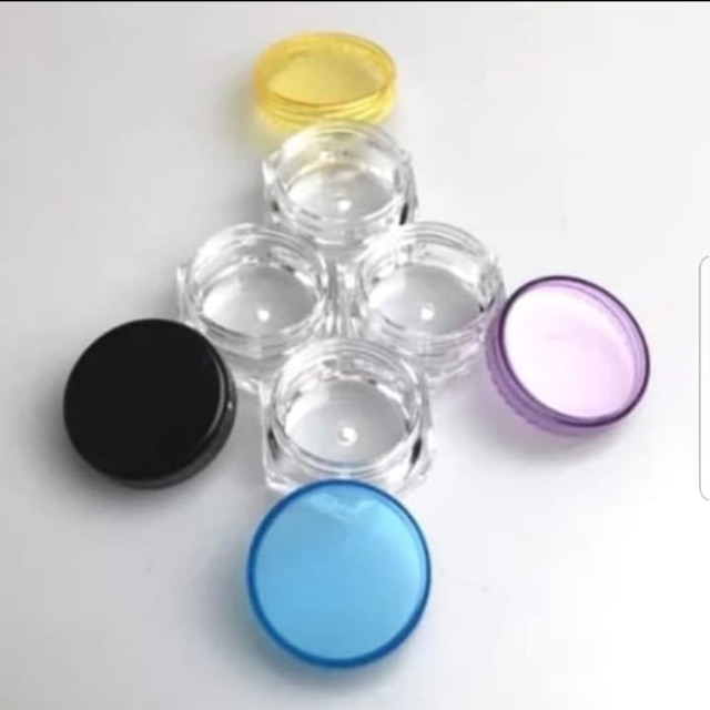 Jual POT CREAM semi acrylic POT JAR 5gr PENTAGON SEGILIMA | Shopee ...
