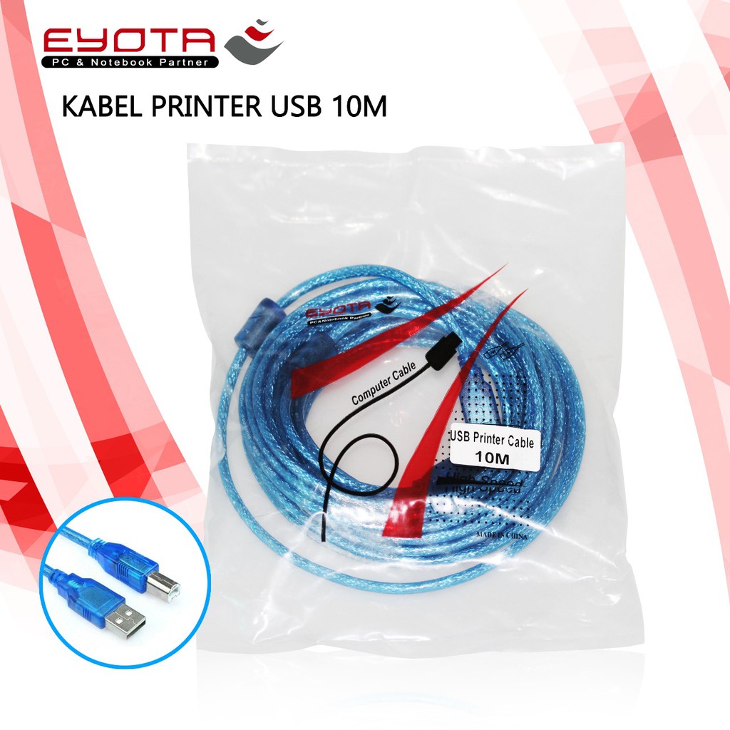 Jual EYOTA KABEL PRINTER 1O METER HIGH SPEED ORIGINAL | Shopee Indonesia