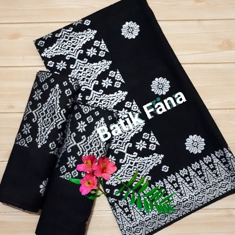 Jual kain batik prada silver songket palembang | Shopee Indonesia