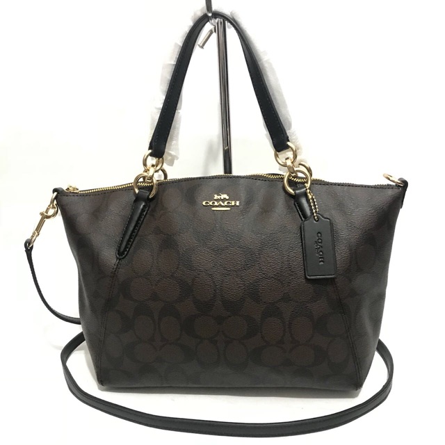 Jual Coach Small Kelsey Sign Maho PVC | Shopee Indonesia