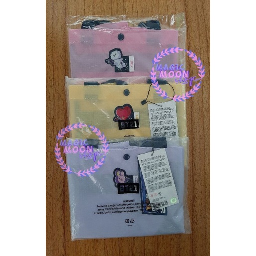 Jual BT21 RJ, TATA, COOKY FOLDING BAG READY, 100%OFFICIAL | Shopee ...