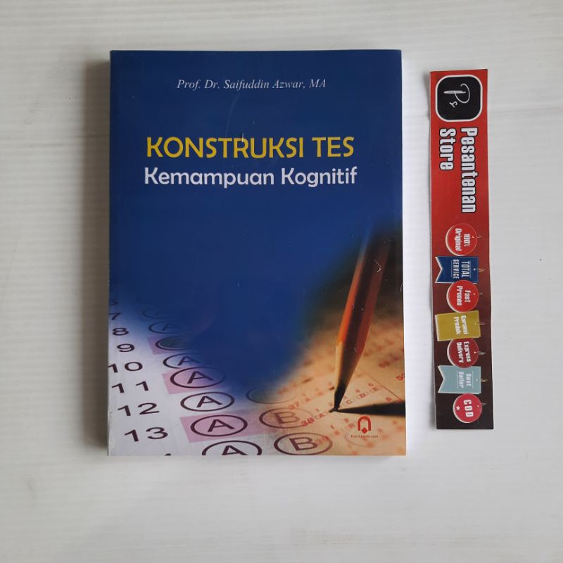 Jual BUKU ORIGINAL KONSTRUKSI TES KEMAMPUAN KOGNITIF SAIFUDDIN AZWAR ...