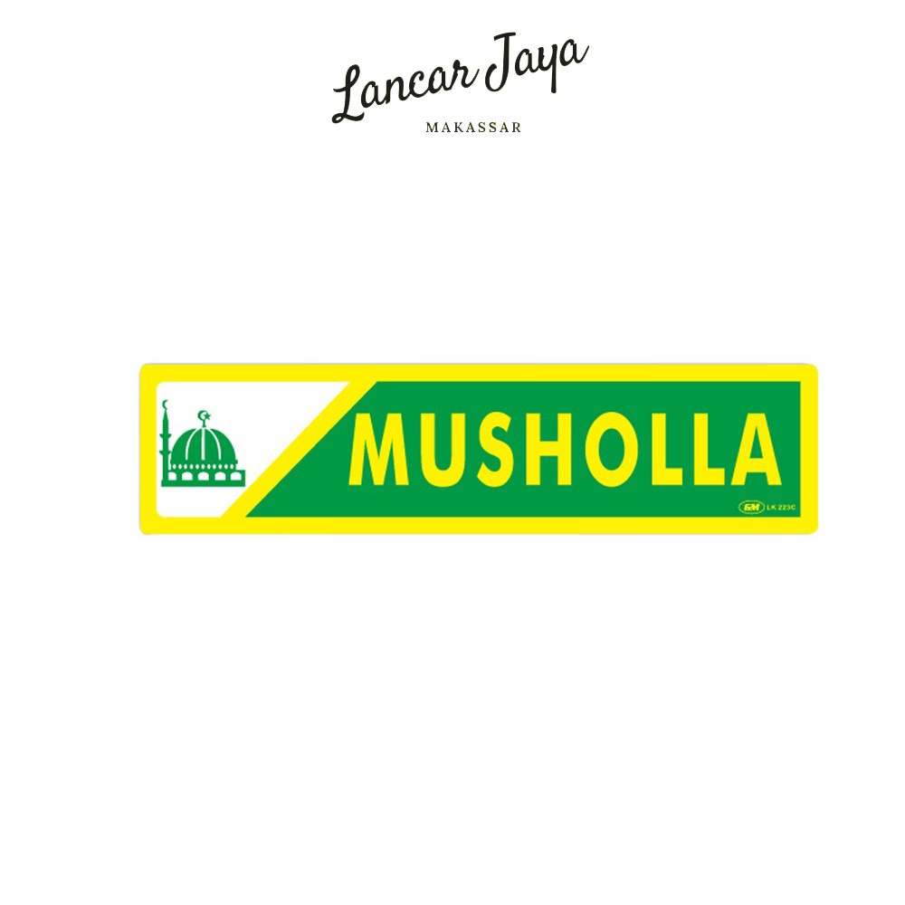 Jual Papan Tanda Sign Board Label Acrylic Musholla LK 223 C | Shopee ...
